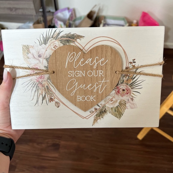 Studio His & Hers | Other | Rustic Guest Book Sign | Poshmark